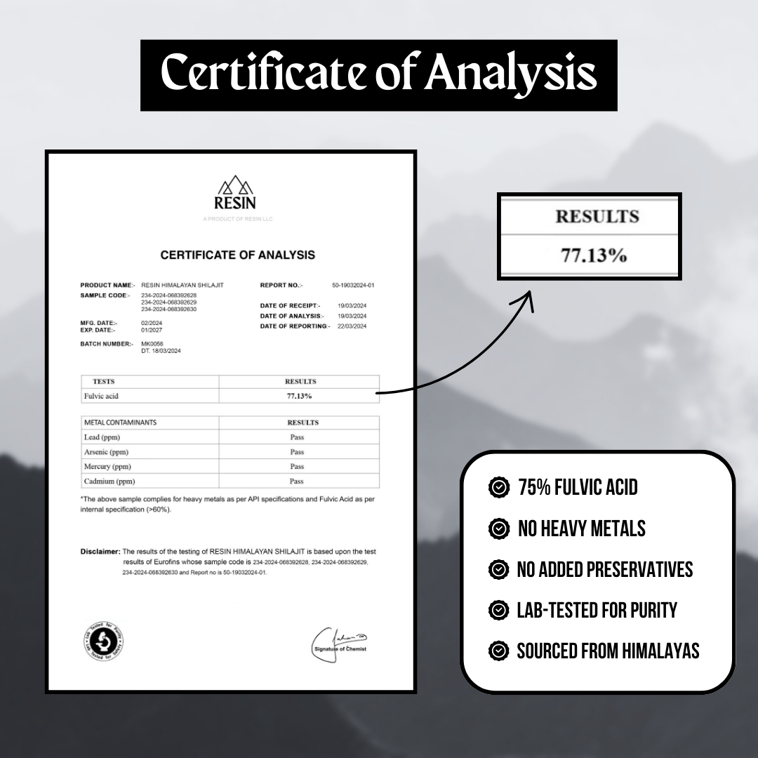 The Original Resin - PURE HIMALAYAN SHILAJIT - RESIN